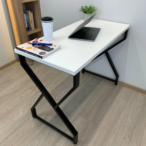 Стол письменный VOLT 115х50х75 (белый), стол игровой, стол компьютерный, ножки металл.