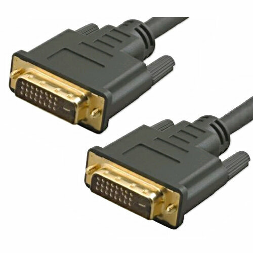 Аксессуар Vcom DVI 25M / DVI Dual Link 25M 1.8m 2 фильтра VDV6300-1.8M