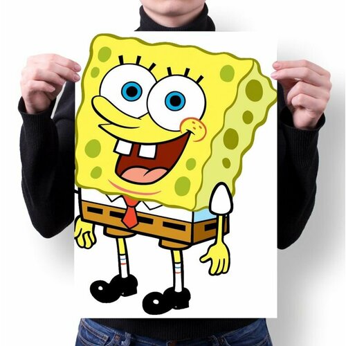Плакат Губка Боб, SpongeBob №4, А3