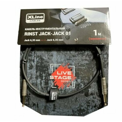Xline Cables RINST JACK-JACK 01 Кабель инструментальный 2xJack 6,35mm mono длина 1м