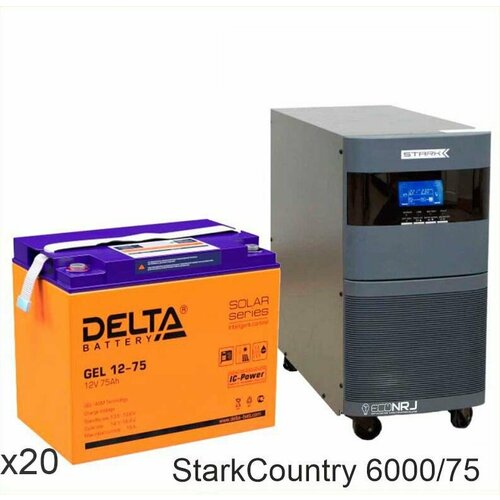 Stark Country 6000 Online, 12А + Delta GEL 12-75