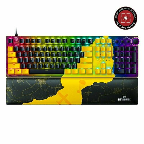 Игровая клавиатура проводная Razer Huntsman V2 (Red Switch), PUBG