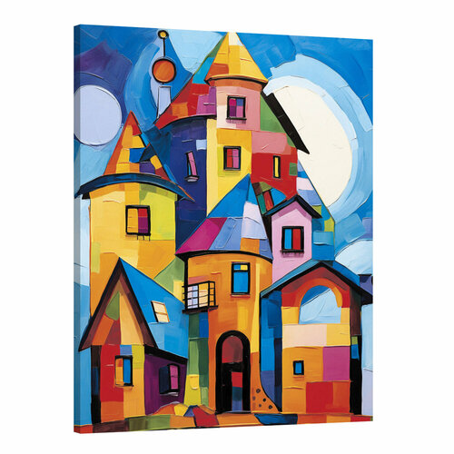 Интерьерная картина 50х70 "Фантастическое жилище"