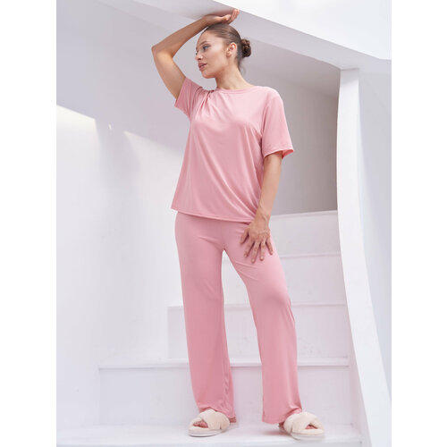 Комплект одежды Rizziano, размер 2XL-3XL, пыльная роза, розовый