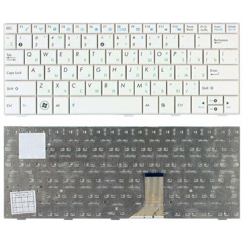 Клавиатура для ноутбука Asus 04GOA192KUS10-3, Русская, Белая