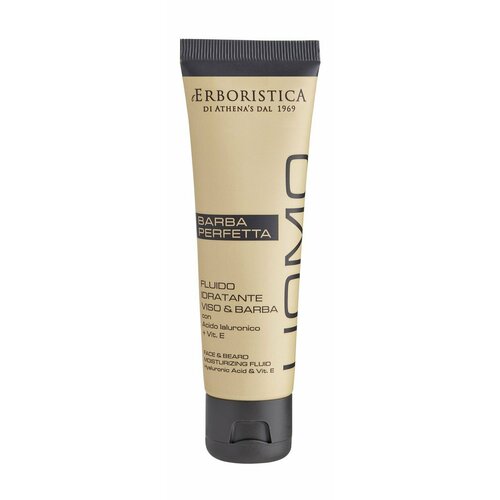 Увлажняющая сыворотка-флюид для лица и бороды / L'Erboristica Uomo Face & Beard Moisturizing Fluid