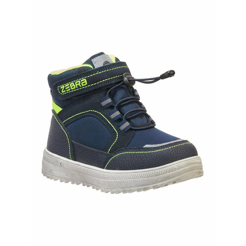 Ботинки Зебра, размер 27, зеленый, синий
