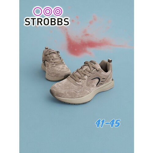 Кроссовки STROBBS, полнота R, размер 43, бежевый
