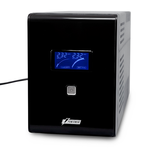 ИБП POWERMAN Smart Sine 2000, LCD, линейно-интерактивный, 2000ВА, 1400Вт, 4 евророзетки с резервным пит