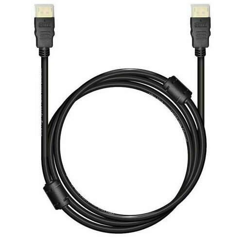 Кабель Bion HDMI v2.1, 19M/19M, 3D, 8K UHD, экран, ферритовые кольца, 3м, черный (BXP-HDMI21-030)