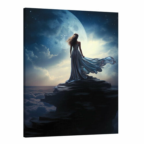 Интерьерная картина 50х70 "Лунный ветер"