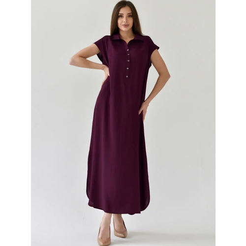 Платье Текстильный Край, размер 48, фиолетовый