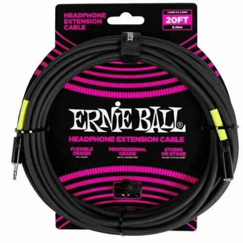 Кабель аудио 1xJack - 1xJack Ernie Ball 6425