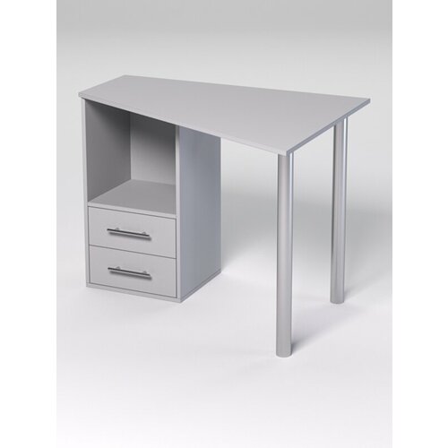 Компьютерный стол "менеджер" №20, Серый 100 x 80 x 75 см (ДхШхВ)