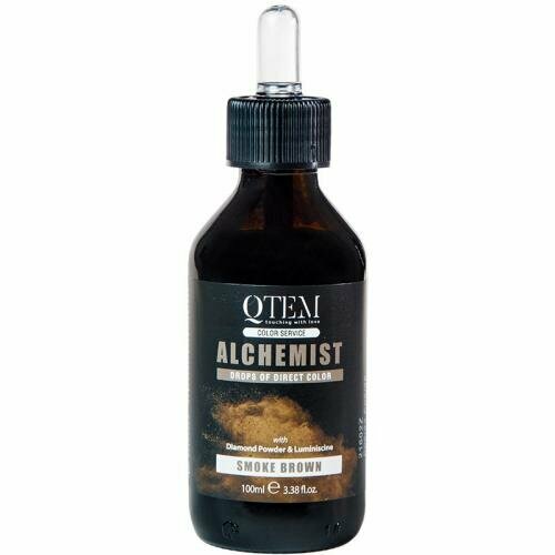 Qtem Краситель прямого действия Alchemist Smoke Brown для волос, коричневый, 100 мл