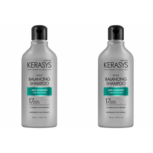 Kerasys Шампунь для волос Aekyng hair clinic scalp deep cleansing, 180 мл, 2 шт