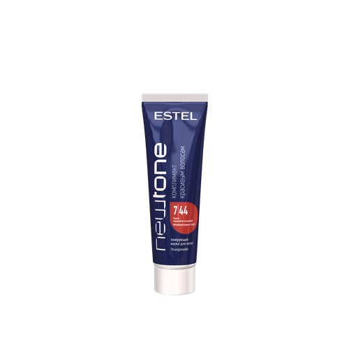 Estel Professional Тонирующая маска для волос NEWTONE ESTEL 7/44 Русый медный интенсивный, 60 мл