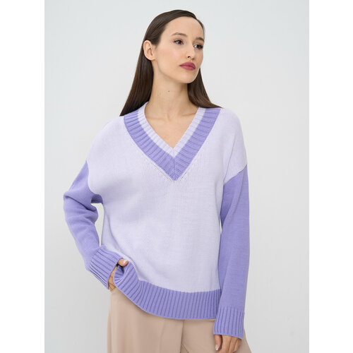Пуловер VAY, размер 50/52, фиолетовый