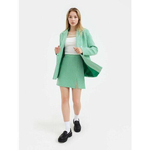 Пиджак MIST, размер 48, белый, зеленый