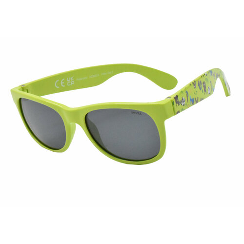 Солнцезащитные очки Invu K2302, желтый, серый