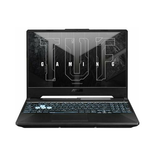 Ноутбук игровой ASUS TUF Gaming A15 FA506NF-HN042 90NR0JE7-M004R0, 15.6", IPS, AMD Ryzen 5 7535HS 3.3ГГц, 6-ядерный, 8ГБ DDR5, 512ГБ SSD, NVIDIA GeForce RTX 2050 - 4 ГБ, без операционной системы, че