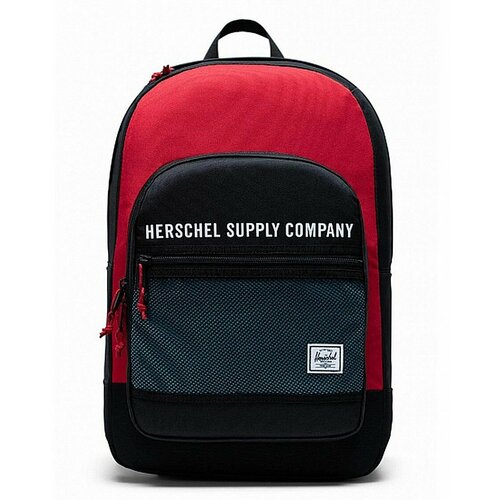Рюкзак водоотталкивающий с отделом для 15 ноутбука Herschel KAINE 10696 (BLK/RED/BBTN30 L)