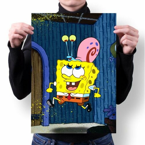 Плакат Губка Боб, SpongeBob №5, А4