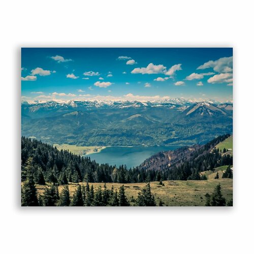 Постер, плакат на бумаге / Природа Австрии - Пейзаж / Размер 40 x 53 см