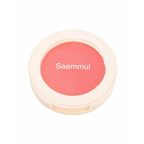 Румяна, 5 гр, Saemmul Single Blusher PK01 Bubblegum pink, THE SAEM
