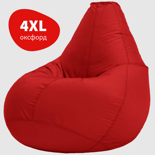 Bean Joy кресло-мешок Груша, размер XХХХL, оксфорд, красный