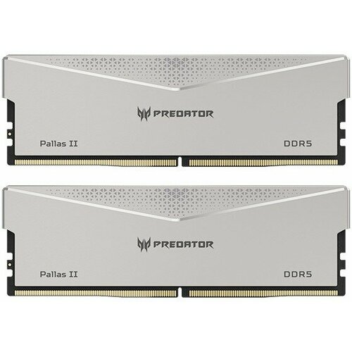 Оперативная память 64Gb DDR5 6400MHz Acer Predator Pallas II Silver (2x32Gb KIT) (BL.9BWWR.377)