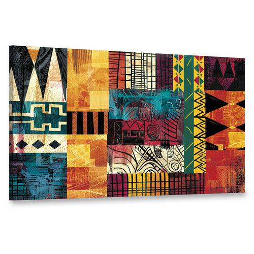 Интерьерная картина 100х60 "Африканская гармония"