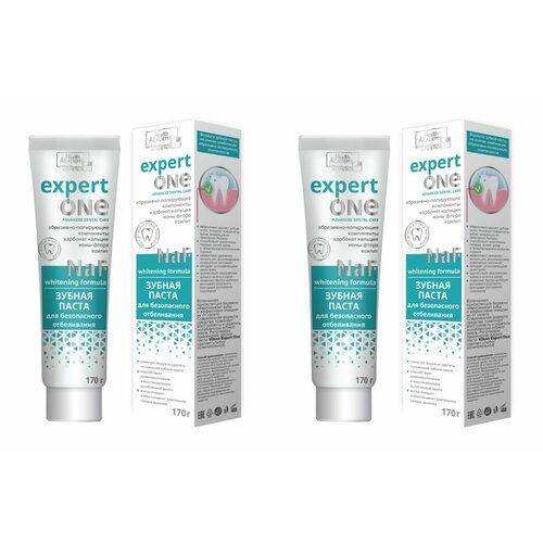 Family Cosmetics Зубная паста Expert One, для безопасного отбеливания, 170 г, 2 шт.