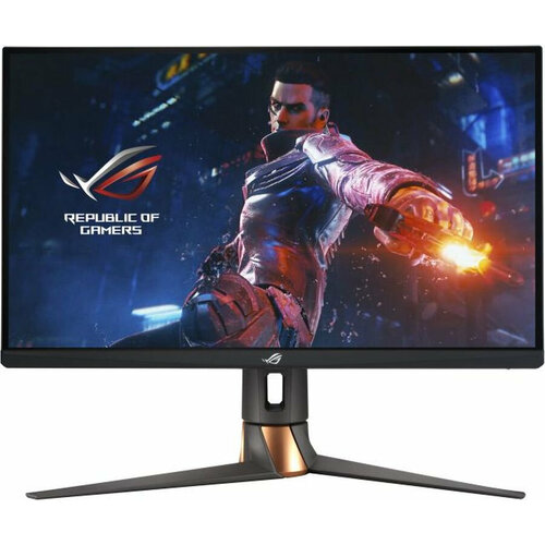 Монитор Asus 27" PG27UQR черный IPS LED 1ms 16:9 HDMI полуматовая HAS Piv 1000:1 400cd 178гр/178гр 3840x2160 DP WQ USB 7.4кг