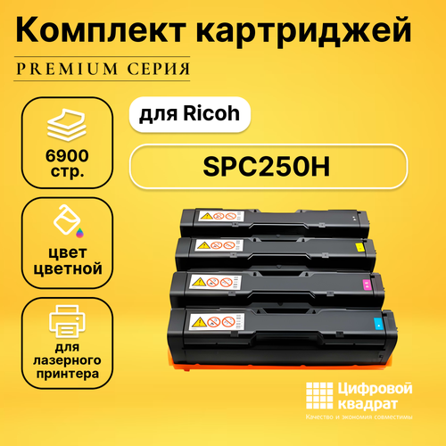 Набор картриджей DS M C250H Ricoh совместимый