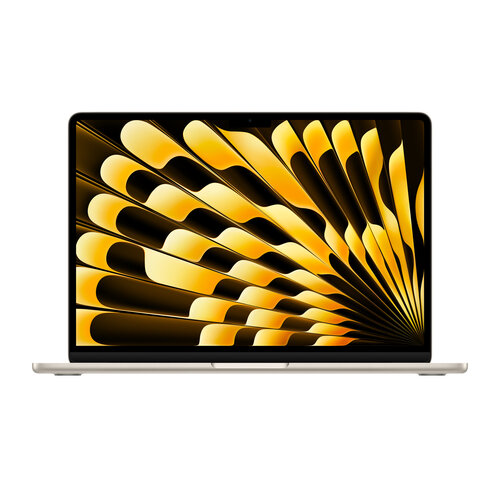 13.6" Ноутбук Apple MacBook Air 13 2024 2560x1664, Apple M3, RAM 8 ГБ, SSD 256 ГБ, Apple graphics 8-core, macOS, MRXT3LL/A, Starlight, английская раскладка