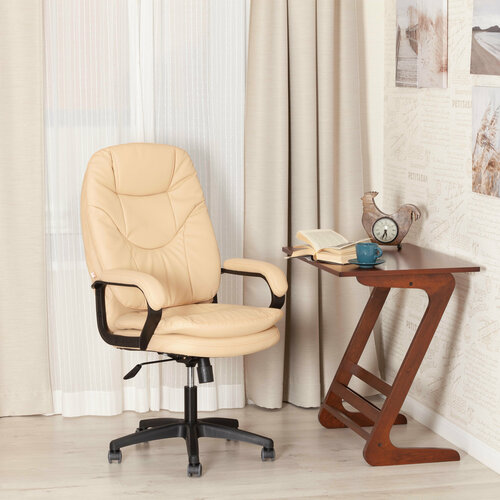 Компьютерное кресло TetChair Comfort LT офисное, обивка: искусственная кожа, цвет: бежевый 36-34