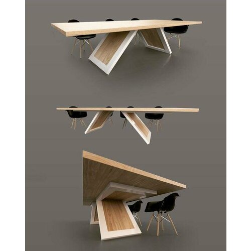 Конференц-стол для переговоров, промышленный дизайн Тор, 220*120 см