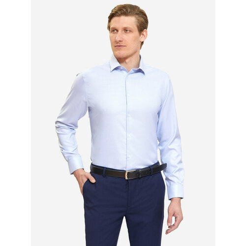 Рубашка KANZLER, размер 46, голубой