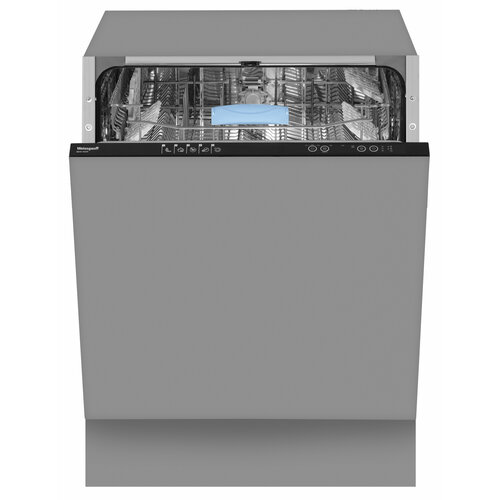 Встраиваемая посудомоечная машина Weissgauff BDW 6025, 3 года гарантии, 12 комплектов, 5 программ, быстрая программа, предварительная мойка, половинная загрузка, таймер, дозагрузка посуды, энергоэффективность А++