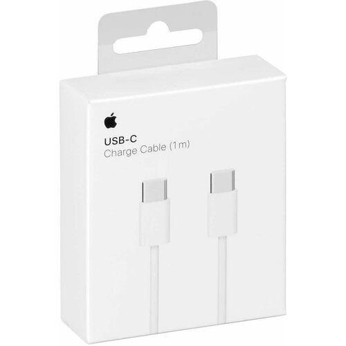 Кабель для Apple USB Type-C - USB Type-C только для зарядки, 1 м, 1 шт, белый
