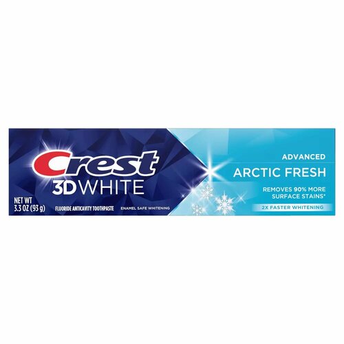 Отбеливающая зубная паста Crest 3D White Advanced Arctic Fresh, 93 грамма