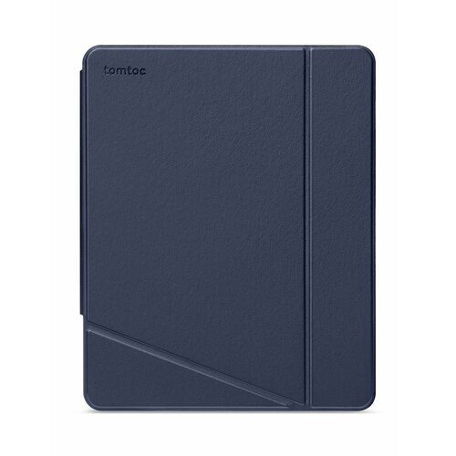 Tomtoc для iPad Pro 12.9 (2021/22) чехол Tri-use Folio B02 PU/TPU Dark Blue