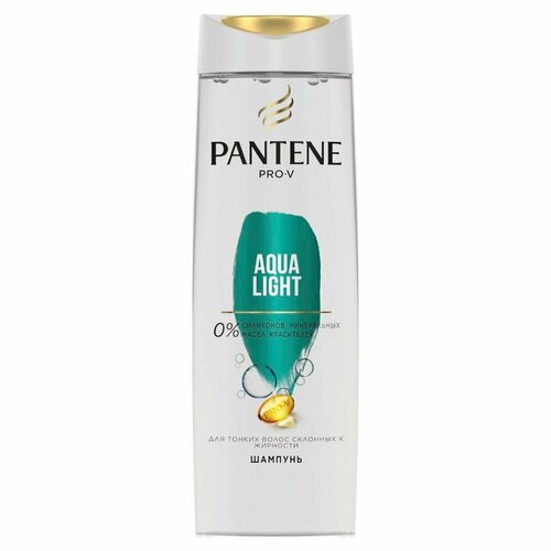 Шампунь Pantene Pro-V, Aqua Light, для всех типов волос, 400 мл