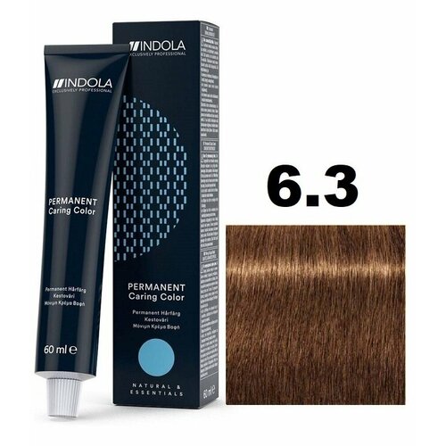 Indola Permanent Caring Color Крем-краска для волос 6/3 темный русый золотистый 60мл