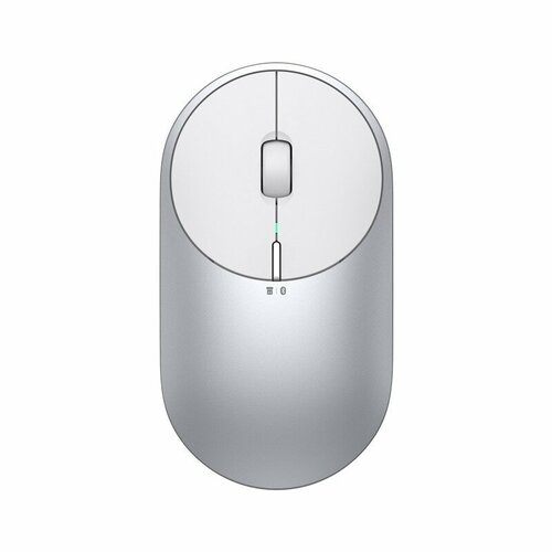 Мышь Xiaomi Mi Portable Mouse 2, BXSBMW02, беспроводная, серебристый