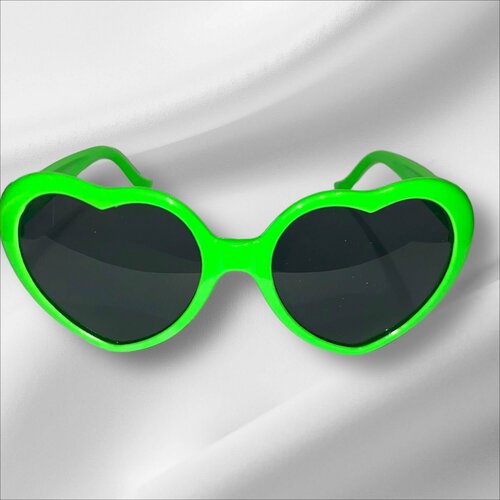 Солнцезащитные очки  Очки детские.(сердце)-салат, зеленый