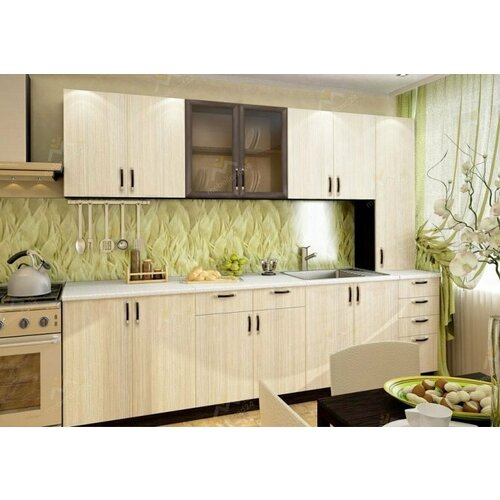 Кухня Оливия 280x60x118 фабрика «Мебель Лэнд 24»