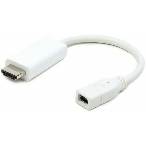 Переходник Mini DisplayPort (F) - HDMI (M), Gembird (A-mDPF-HDMIM-001-W)