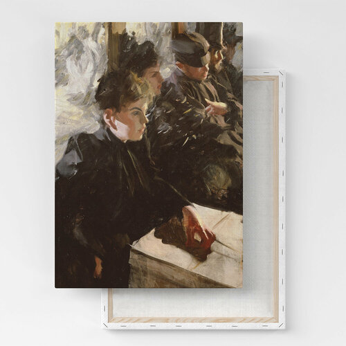 Картина на холсте, репродукция / Anders Zorn / Андерс Цорн - Омнибус I / Размер 30 x 40 см